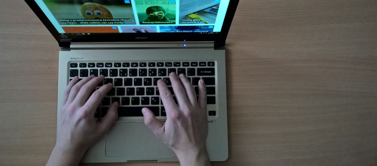 Super touchpad dostępny w laptopach z Windowsem.